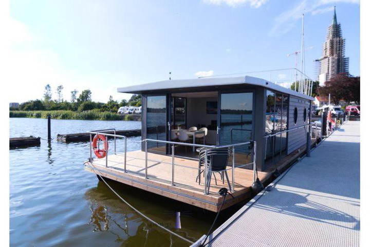 Hausboot Fjord Aries Mit Dachterrasse In Schleswig - Schleswig