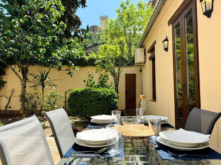 Casa Junto A La Alhambra Con Vistas Y Jardín Privado - Granada