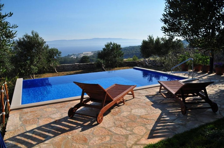 Holiday House In Bol With Sea View, Terrace, Air Conditioning, Wifi 120-1 - Stari Grad