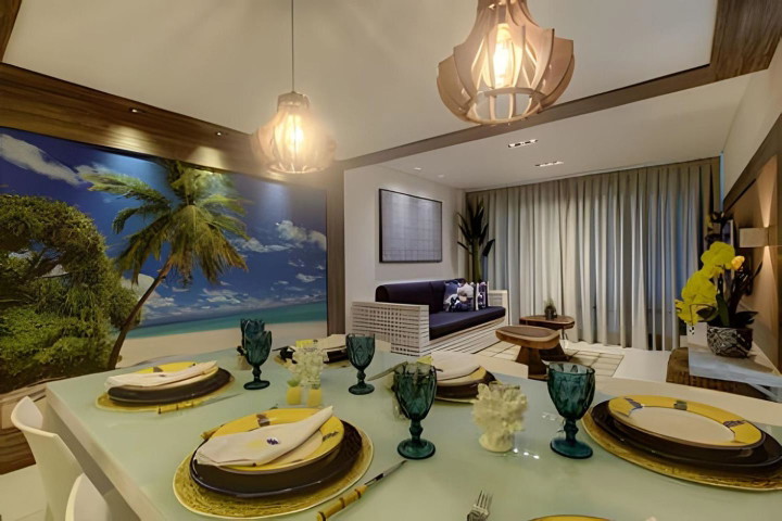 Luxo Beach Park-mandara-4 Quartos Ar/tv-"pé Na Areia" By Housingceara - Fortaleza