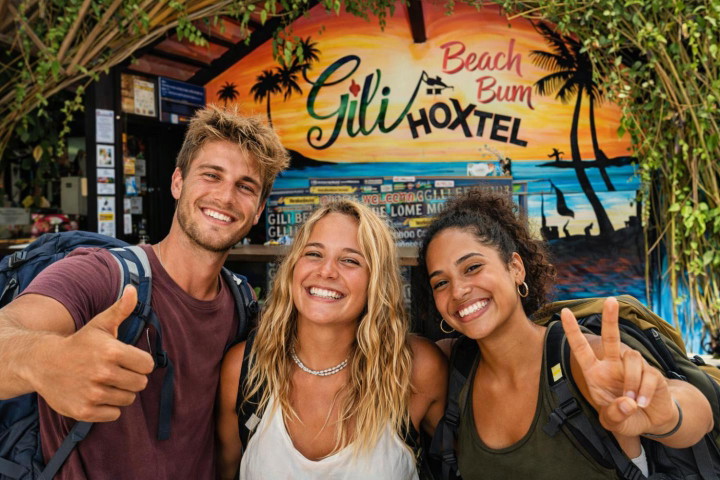 Gili Beach Bum Hostel - Gili Islands