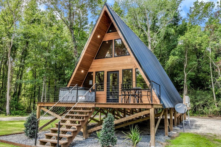 Breathtaking Luxurious A-frames With Hot-tub In Louisiana - Louisiane