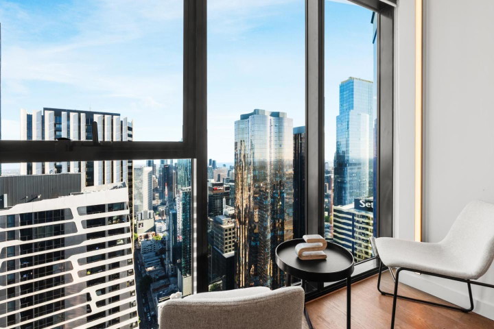 57th Floor Bay & Skyline Views, Melbourne Cbd 3br, Heated Pool, Sauna, Gym, Sleeps 8 - Rod Laver Arena