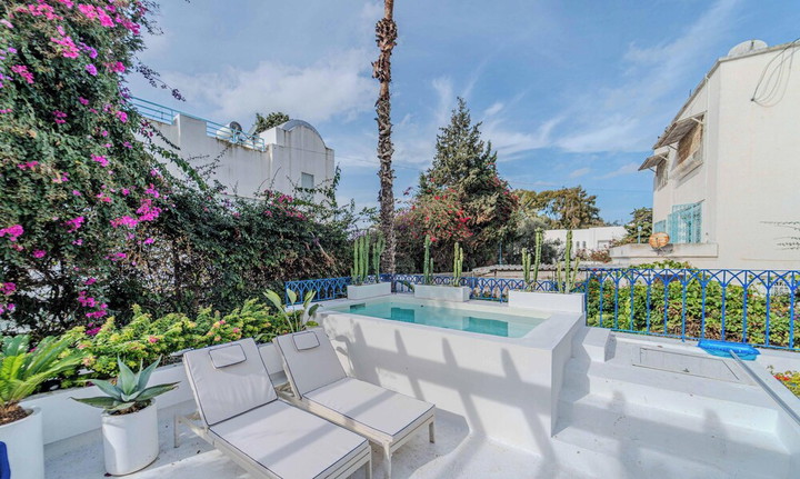 Les Bleus D Amen Heated Pool Blue Villa - Sidi Bou Said