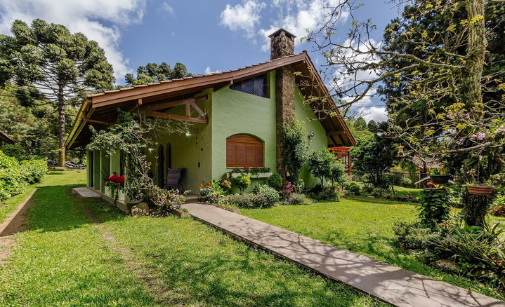 House With Barbecue In Gramado Rje0980 - Gramado