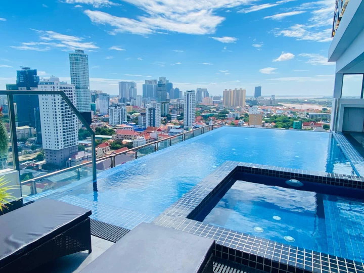 Studio Apartment W/pool @Russian Market - Cambodia