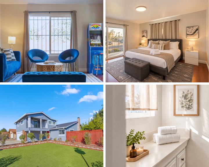 Spacious Home | Pool Table Balcony Backyard - Hayward, CA