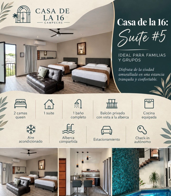 Suite #5. House 16 - Campeche