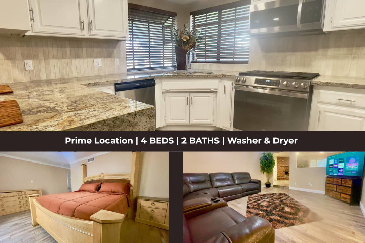 Gated 4 Br  5 Min To Blvd  A/c  Parking - Lancaster, CA