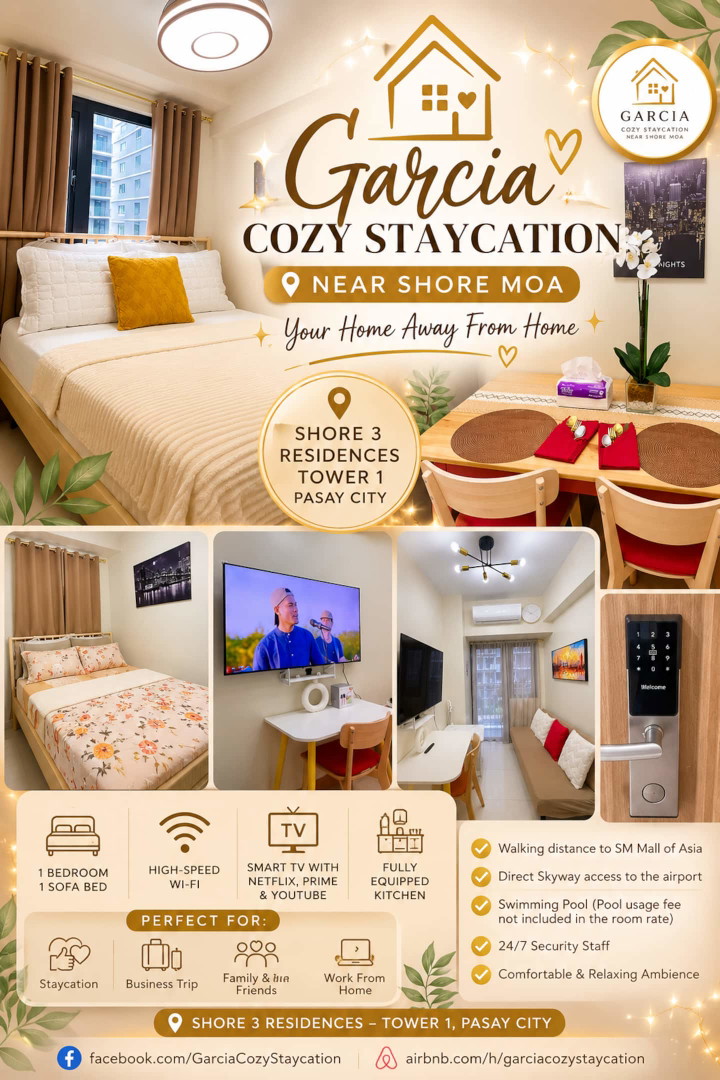 Cozy Staycation Near Moa/fast Wifi & Netflix - Pasay