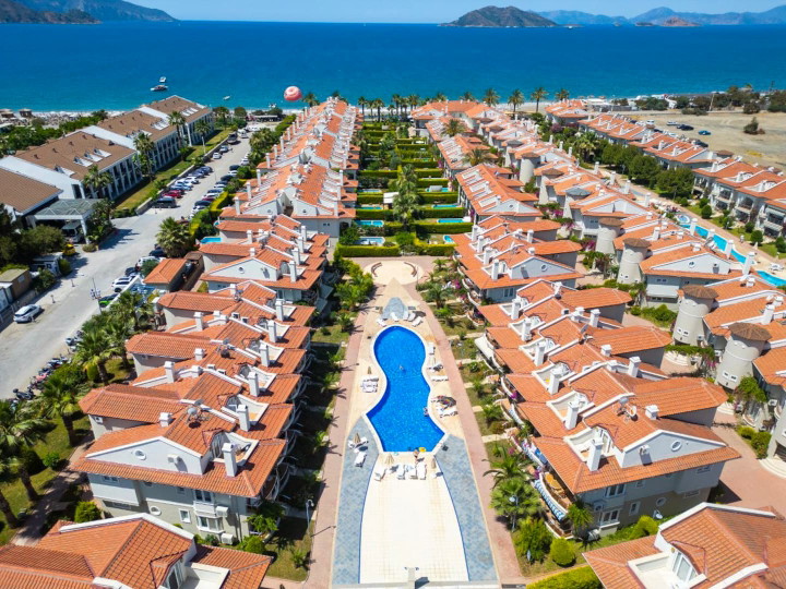 Duplex Apartment On The First Line In Fethiye - Çalış Beach