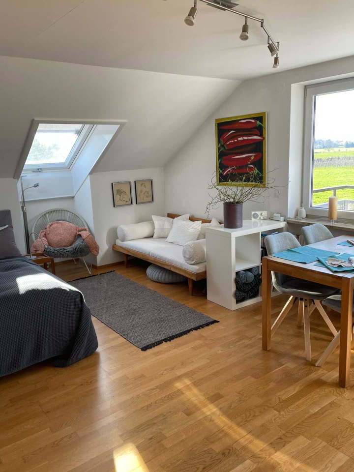 2-room Attic Flat, Balconyn, View Close To Lake - Lindau