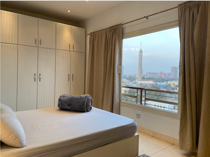 Ab N903: Panoramic Nile View 1 Bedroom Apartment - Cairo