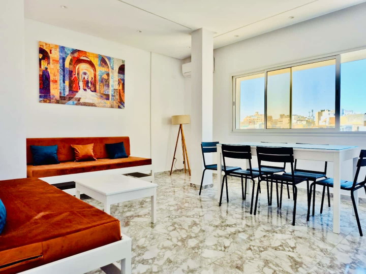 Sunny 3 Rooms Apartment In Heart Of Sousse - Tunisie