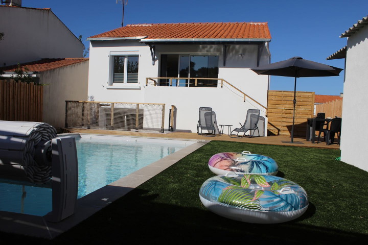Maison Familiale Avec Piscine Chauffée - Talmont-Saint-Hilaire