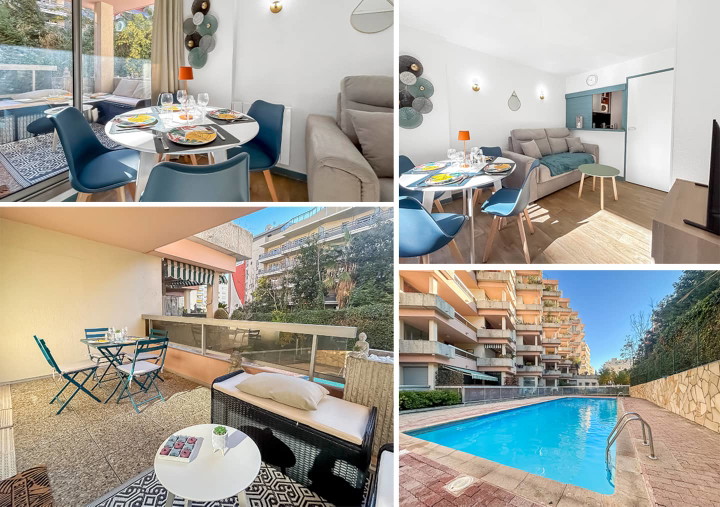 Large Studio Close To The Beach With Pool + Sleeping Area - Roquebrune-Cap-Martin