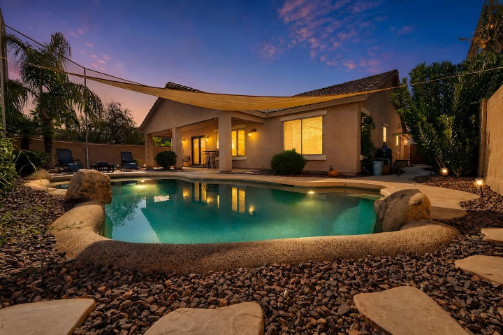 Pool & Golf Views | 3br Oasis | Olive Mill 8 Min - Queen Creek, AZ