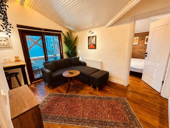 Nu.9 Unique Design, Private Terrace, Galata - イスタンブール