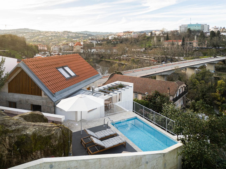 Chalet Avec Piscine Privée Chauffée Et Vue Sur La Rivière - Amarante