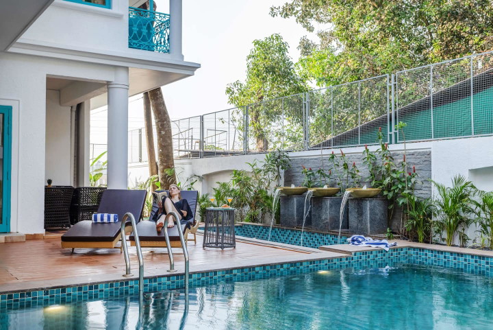 Ivory 5 Bhk Private Pool Villa Near Calangute - Goa