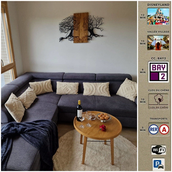 Happy-time,4pers 13 Min Disneyland Paris - Bussy-Saint-Georges