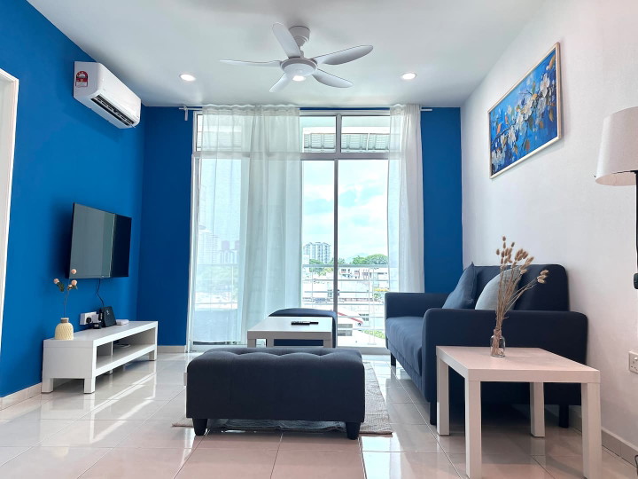 Breezy 3br @ Walk To Gurney Drive @Wifi @Ac (2) - Penang