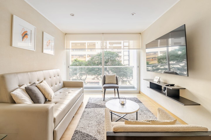 Moderne 2br à Miraflores Avec Piscine Et Gym - Lima