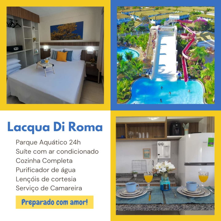 Lacqua Premium With 24-hour Water Park  Apt 200 L5 - Caldas Novas