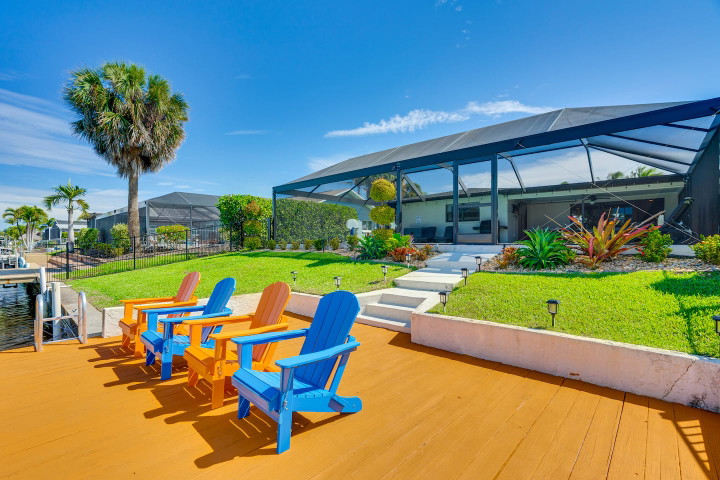 Modern Home W/ Pool & Canal Access In Cape Coral! - Cape Coral, FL