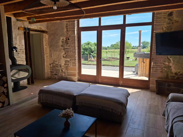La Maison Des Retrouvailles Avec Piscine - Beaujolais