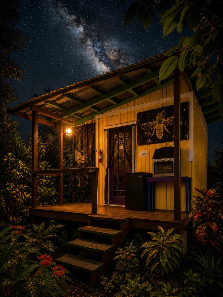 Bungalow Bee | Lits Queen Size + Alertes Volcaniques - Hawaï