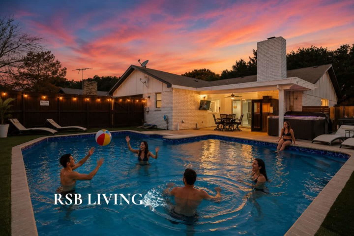 Luxurious Home With Pool, Grill & Game Room - The Colony, TX