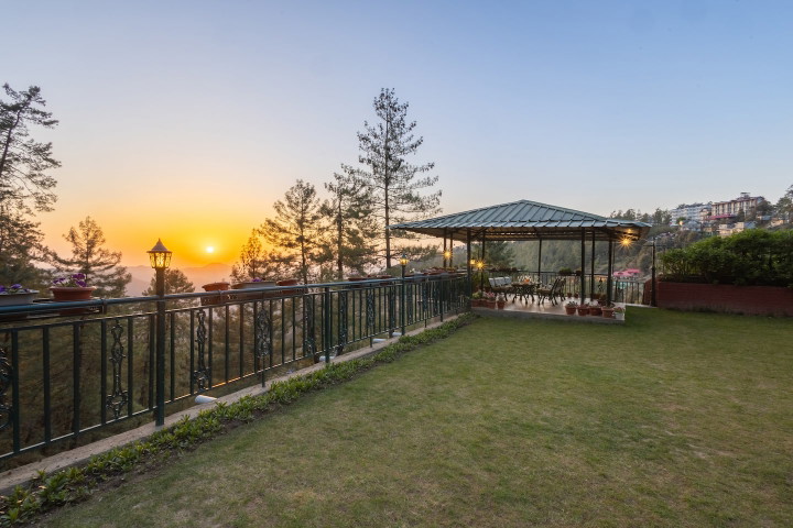 Private Sunset Lawn + Gazebo | 3bhk Family Cottage -
