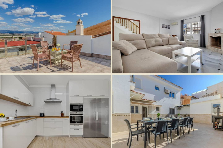 Spacious Villa Near The Airport With Barbecue - Malaga