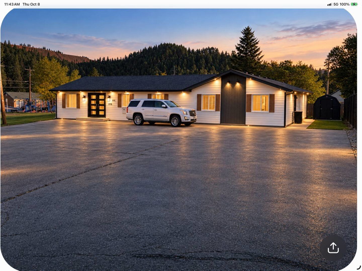 Lead 6000sq Ft Paved Driveway For Trailer Parking - Deadwood, SD