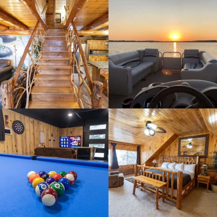 Lakeside Log Home With Pontoon & Game Room - Perfect For Families & Getaways! - Park Rapids, MN