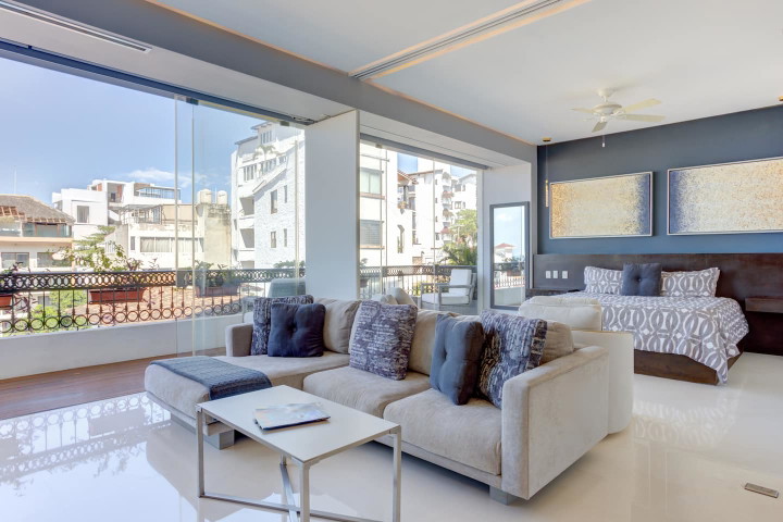 5⭐zonaromantica Ocean Views 2 Br 2ba Best Rooftop - Puerto Vallarta