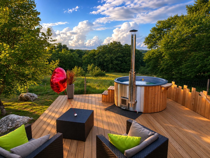 Spa & Nordic Bath Chalet In The Black Triangle - Lot