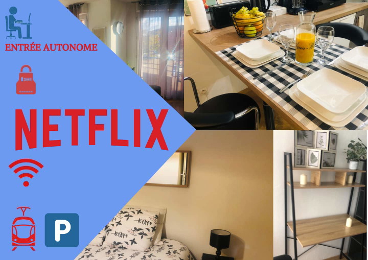 L'appart'marcel*t1bis*fibre*parking*chek-in*24/24 - Blagnac