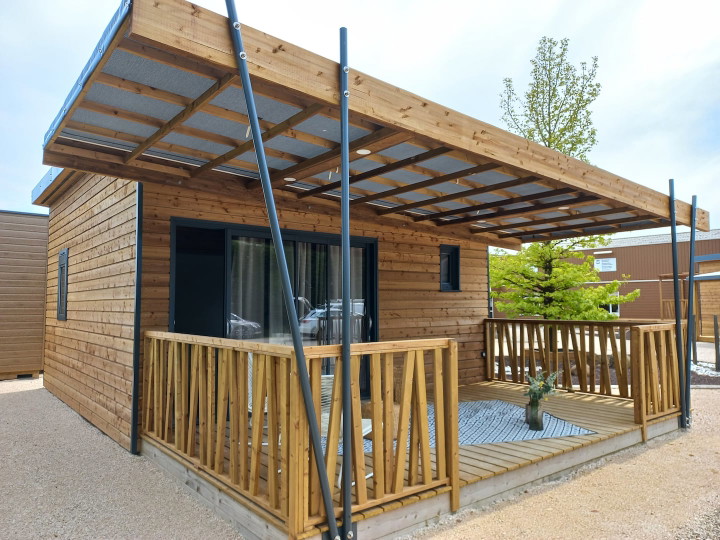 Chalet 5 Places à Rocamadour Camping Les Campagnes - Gramat