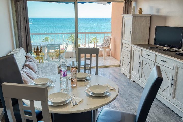 Vue Mer - Appartement à Fréjus Plage, Balcon - Fréjus