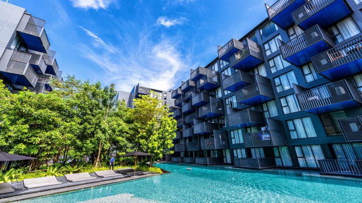2 Chambres, 2 Salles De Bain, Terrasse, Cuisine, Piscine, Sécurité 24h/24 - Patong Beach