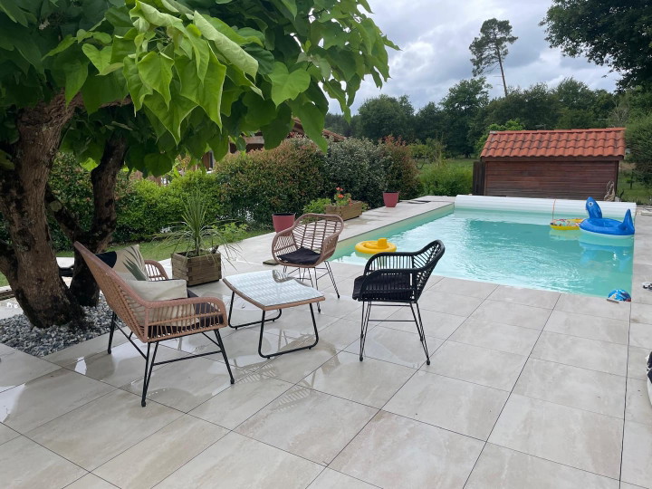 Maison Au Coeur Des Landes Avec Piscine - Morcenx