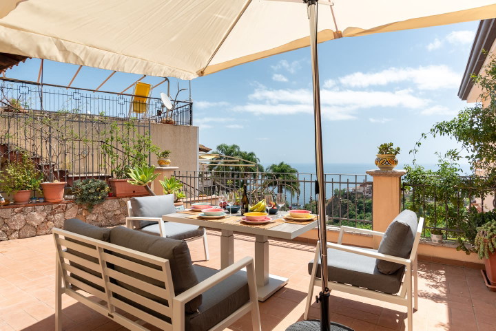 Guesthost - Taormina Panoramic Flat W/ Parking - Taormina