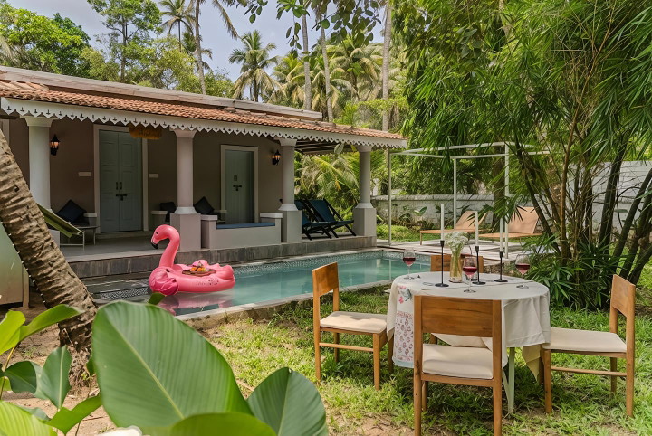 3 Br Private Pool Goan Home | Walk To Anjuna Beach - Goa
