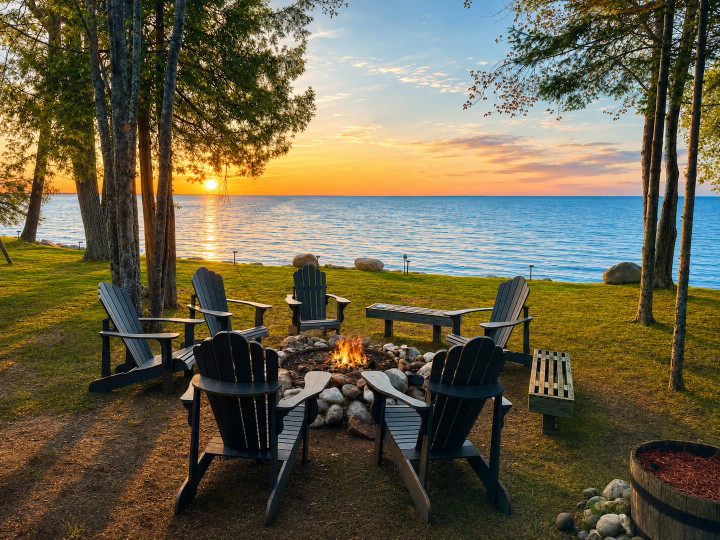 Lake Huron Waterfront Cottage | Cozy Getaway - Michigan
