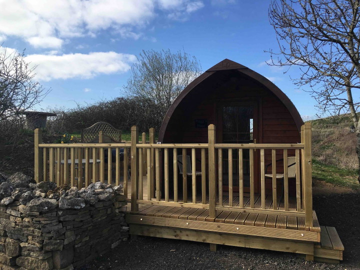 Peggy's Place, Crosshands Log Pods - Chipping Campden