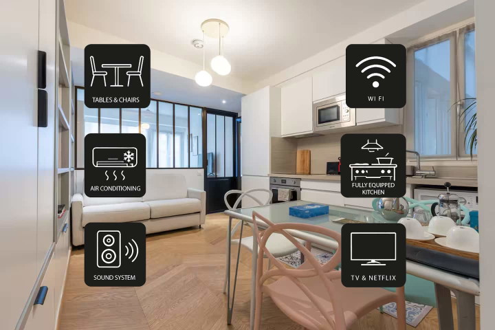 Paris Centre 3ᵉ Appart-climatisé-calme (4pers) - Quartier Saint-Germain-des-Prés