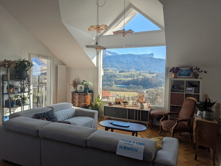 Petite Maison Vue Montagnes - Argonay