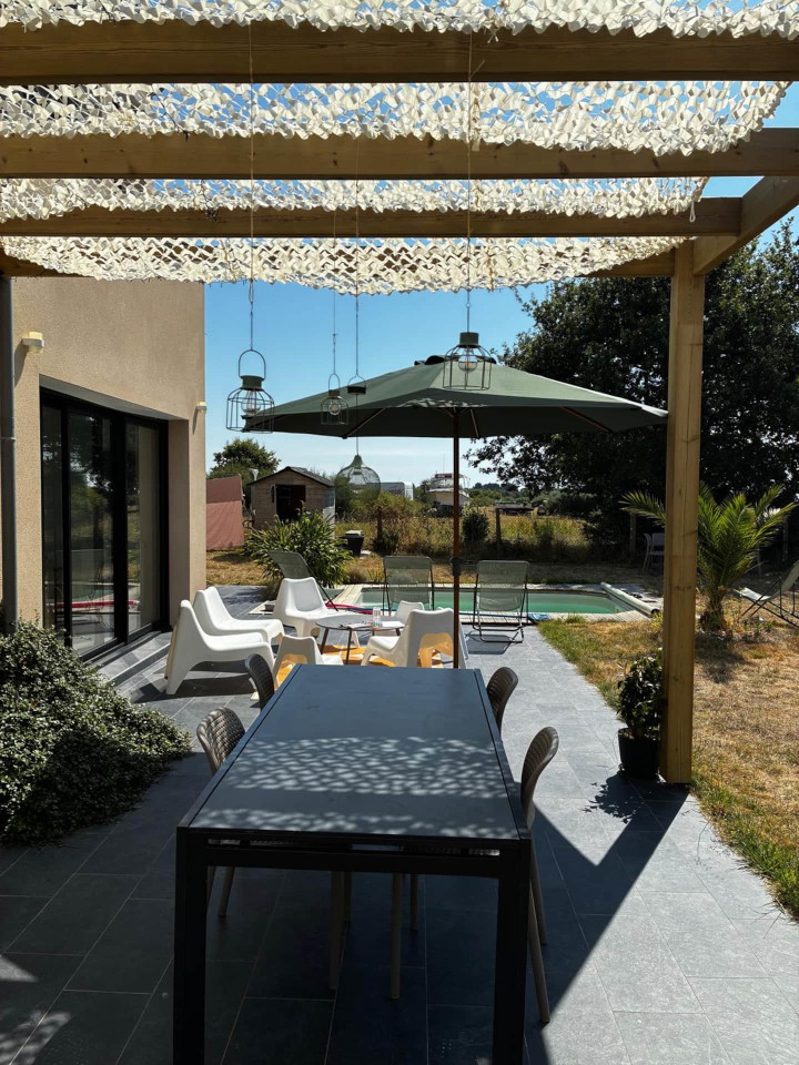 Maison Conviviale Avec Piscine Côté Océan - Saint-Gildas-de-Rhuys